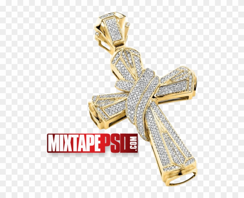 Gold Cross - Versace Clipart (#144601) - PikPng