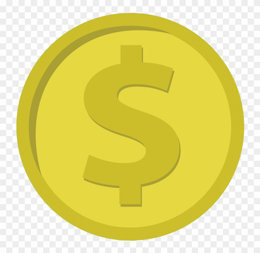 Coin Icon - Dollar Clipart (#1406161) - PikPng