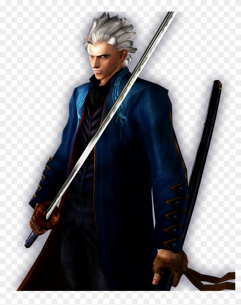 Raiden - Vergil Dmc3 Clipart (#1410898) - PikPng