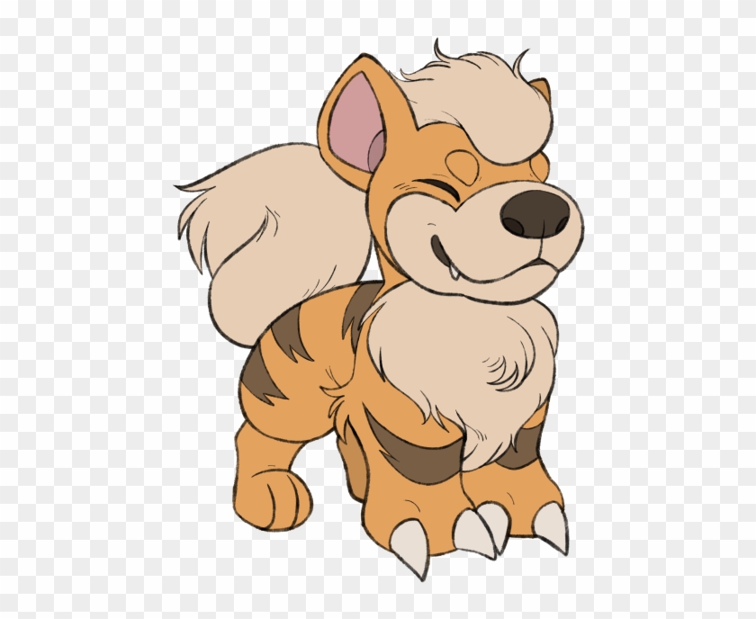 Growlithe - Cartoon Clipart (#1424666) - PikPng