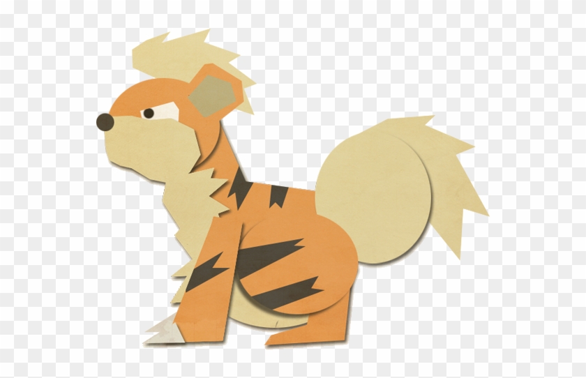 View Growlithe , - Cartoon Clipart (#1425547) - PikPng