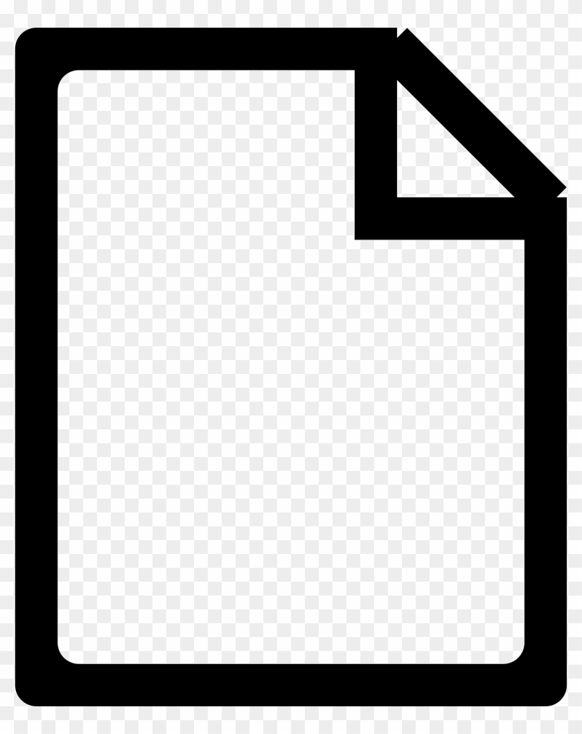Png File Svg - Empty Document Png Clipart (#1433605) - PikPng