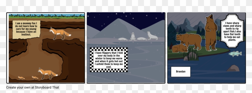 Animal Adaptations - Cartoon Clipart (#1435467) - PikPng