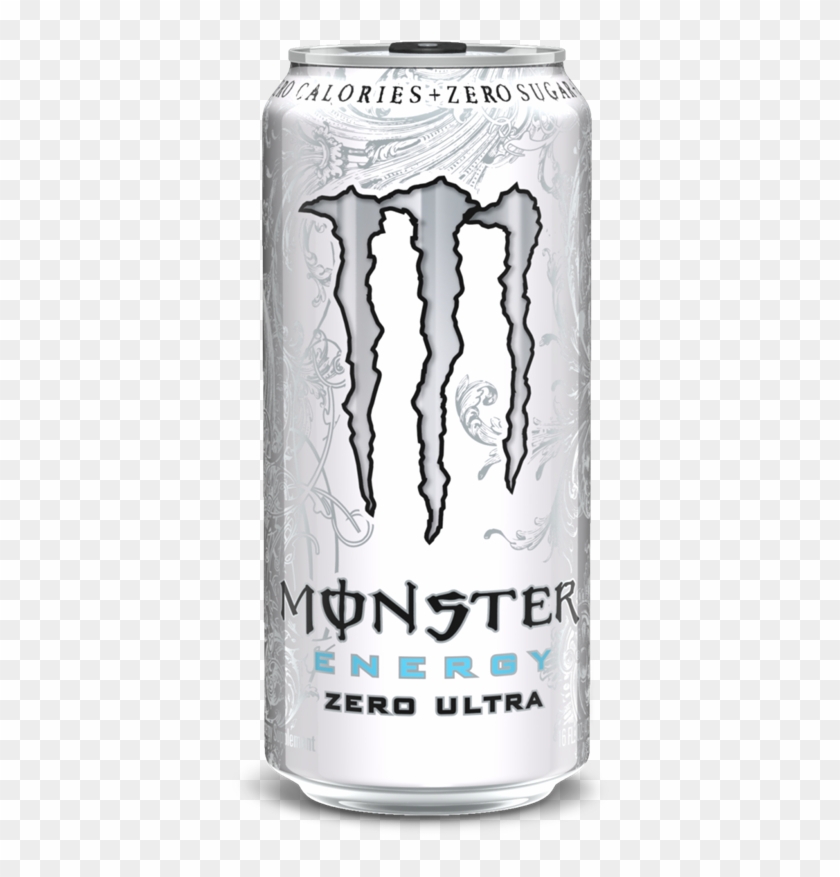 Monster Energy Drinks White Can