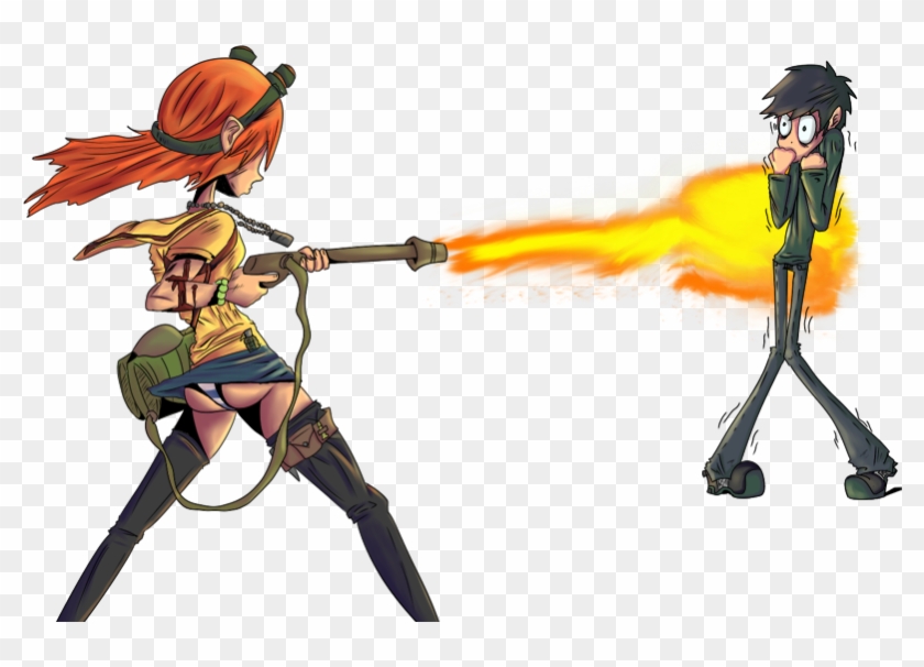 Flamethrower Png Clipart (#1473843) - PikPng