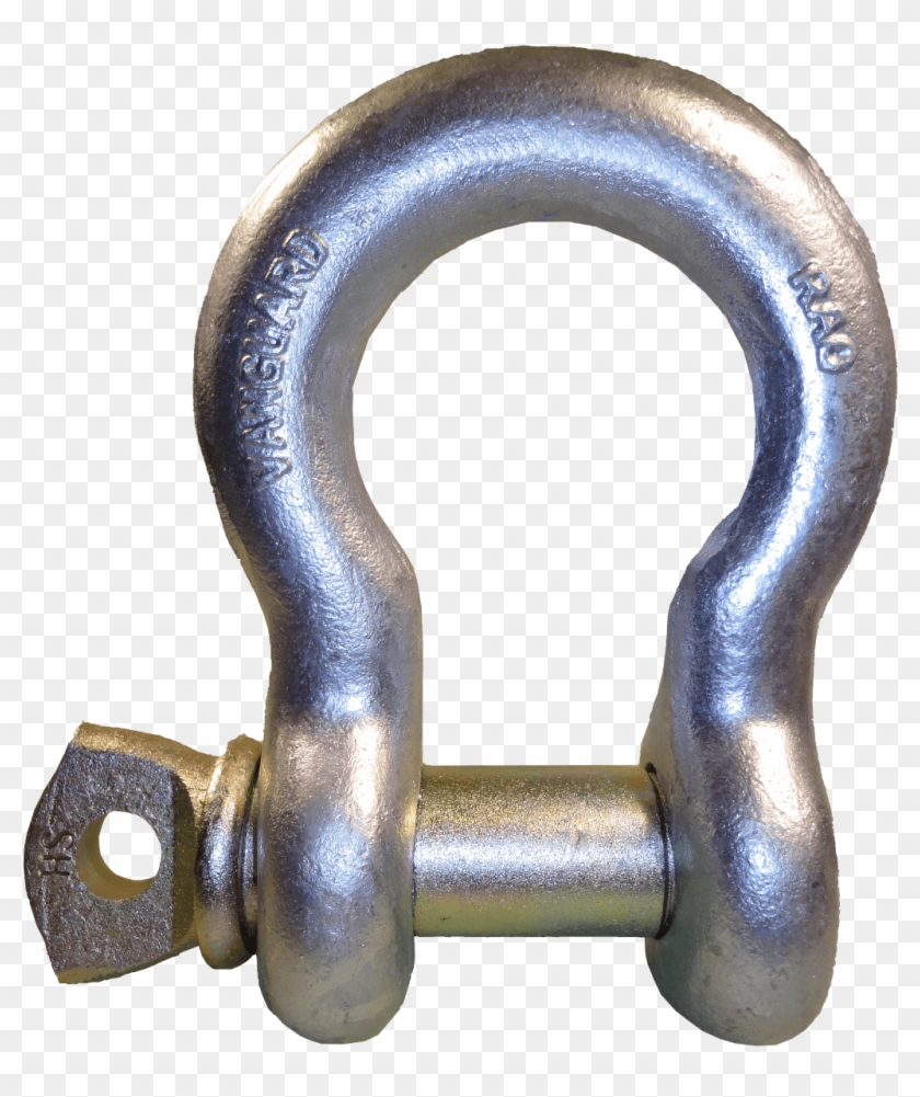 Gold Pin Screw Pin Anchor Shackle - Hook Clipart (#1475927) - PikPng