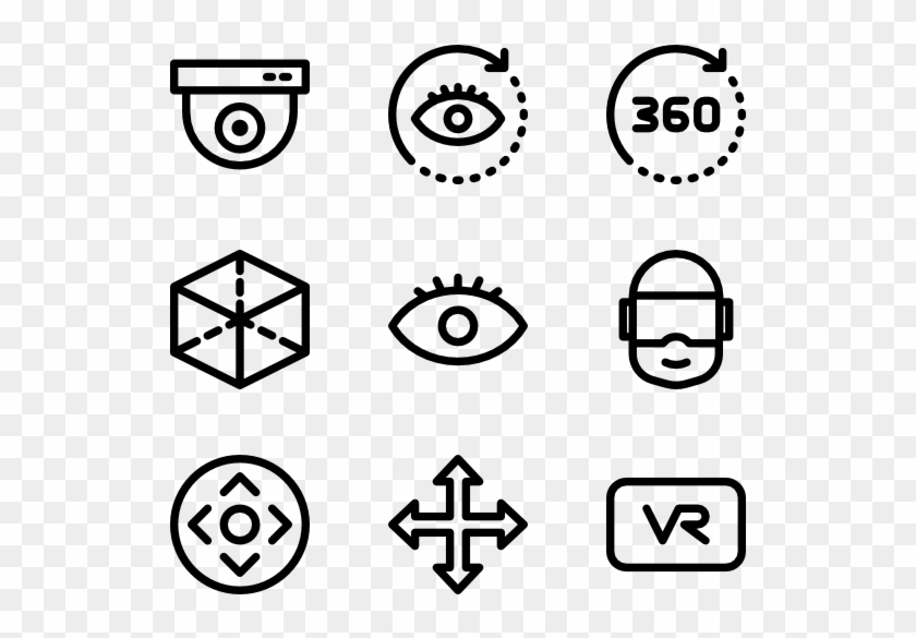 360 View - Hand Drawn Social Media Icons Png Clipart (#1476748) - PikPng