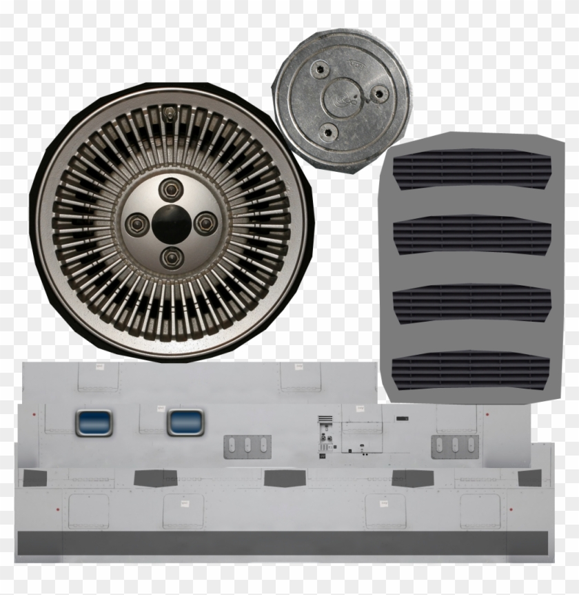 Download Mk1podtexture-1 - Delorean Wheels Clipart Png Download - PikPng