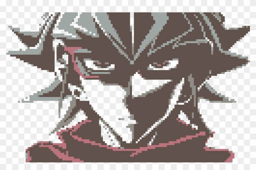 Akaba Reiji - Yugioh Pixel Art Clipart (#1500523) - PikPng