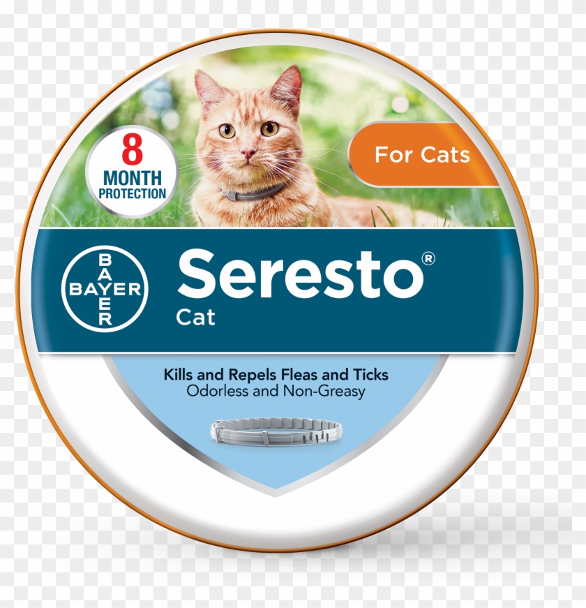 Seresto Flea And Tick Prevention Collar For Cats, 8 - Seresto Kat Png ...