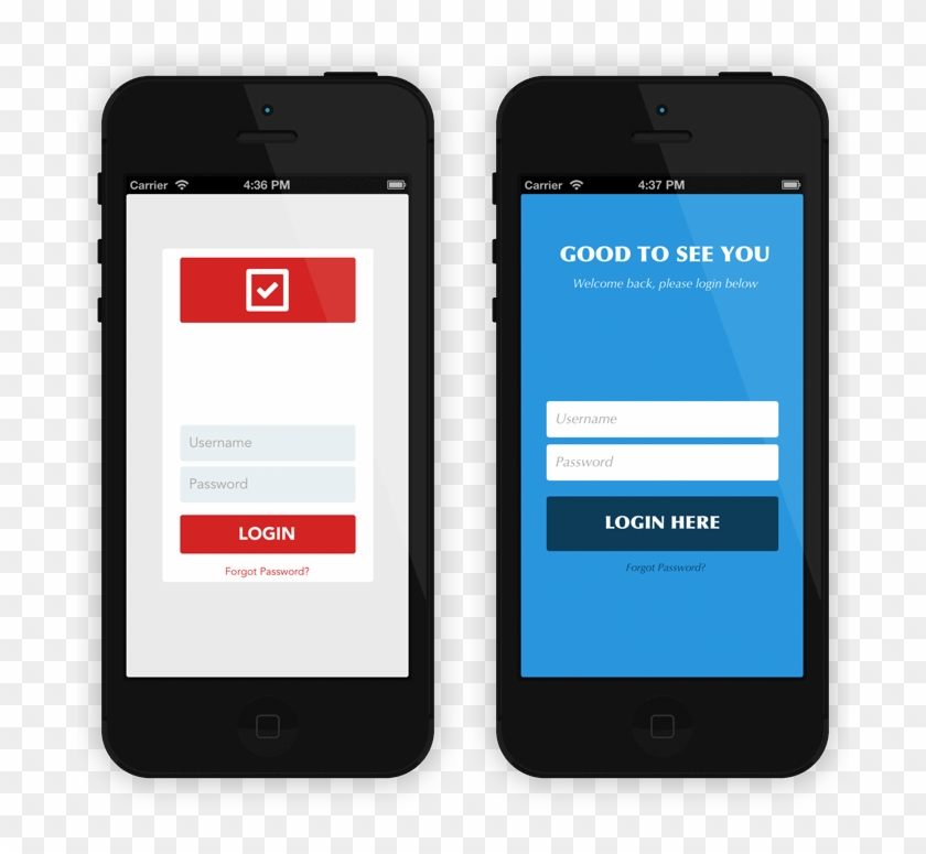 Download Ios Flat Design Ui Patterns Download Now - Ios App Login ...