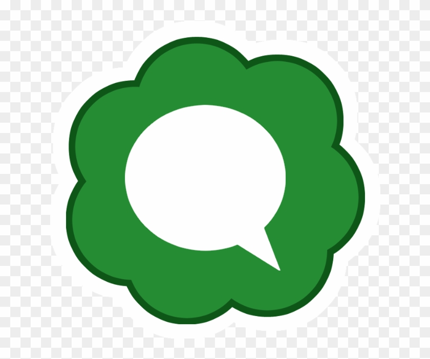 Download Treespeak Icon Larger Bubble White Outline - Circle Clipart ...