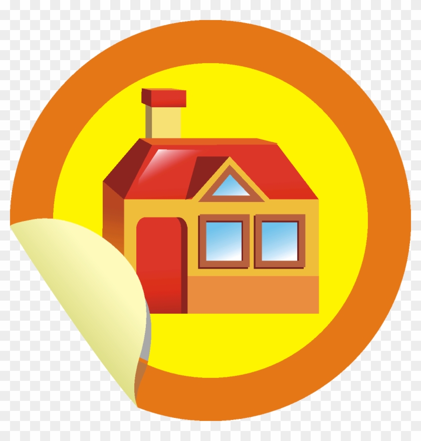 Download Sticker Printing - Building Clipart Png Download - PikPng