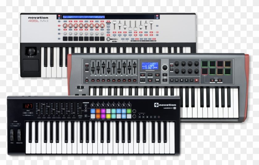 1011 X 608 4 - Novation Sl Mk2 49 Clipart (#1560749) - PikPng