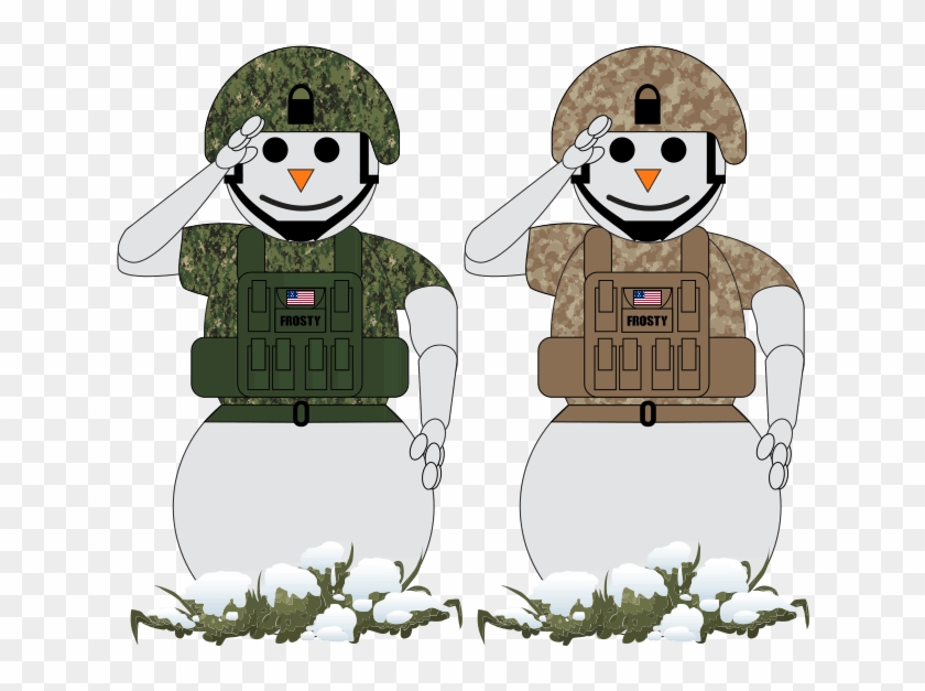 Military Snowman Clipart (#1567015) - PikPng