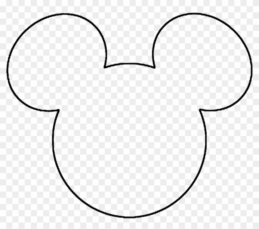 Mickey Mouse Outline Template