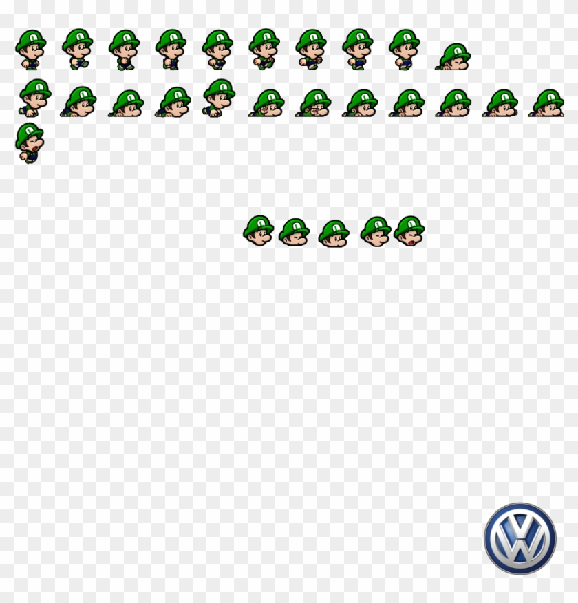Download Spelunky Hd-styled Baby Luigi Sprite Sheet - Spelunky Mario ...
