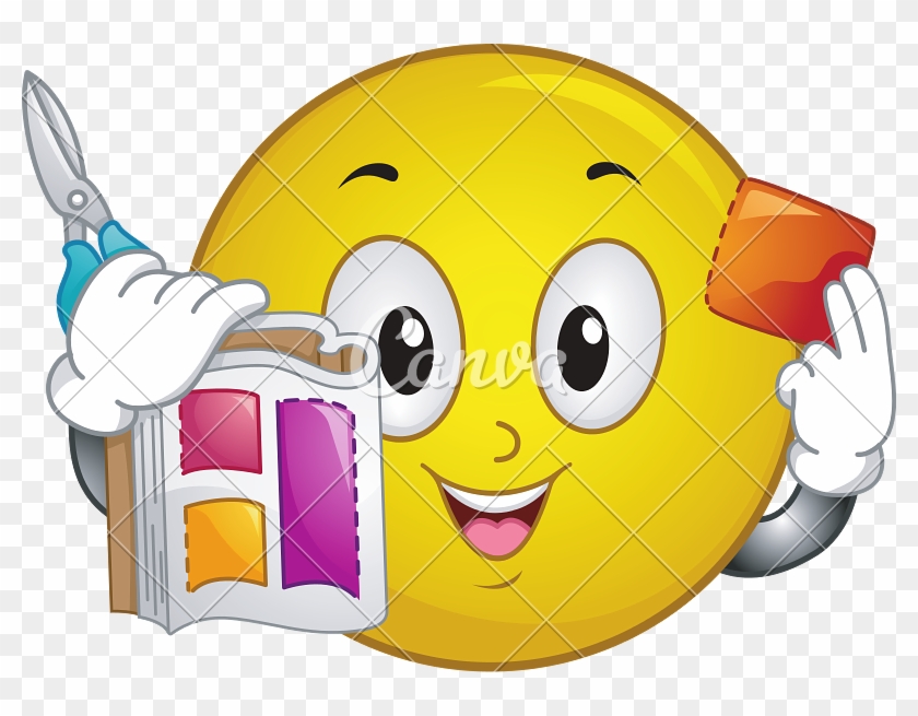 Explore Emoji, Hand Embroidery, And More - Smiley Schere Clipart ...