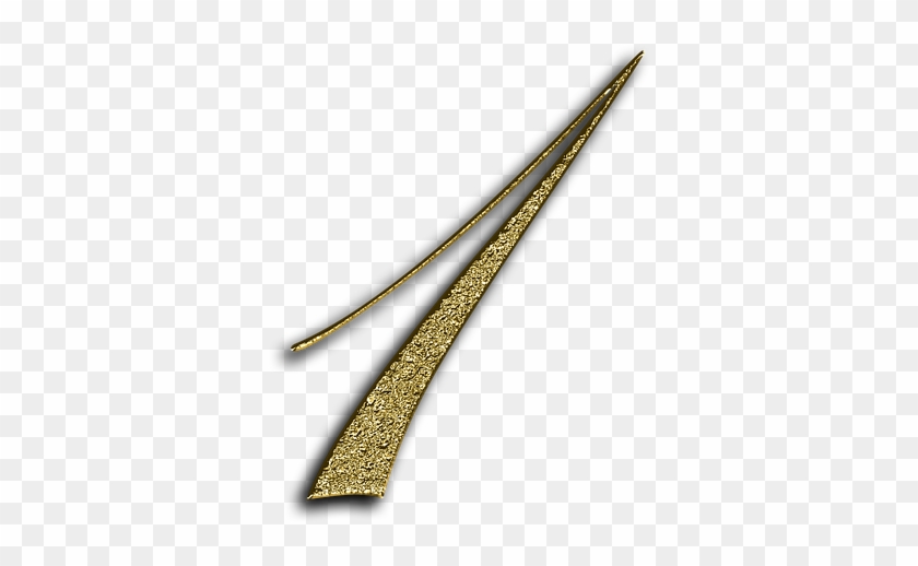 Number, 1, Gold, Font, Training, One, Learn, Golden - Weapon Clipart ...