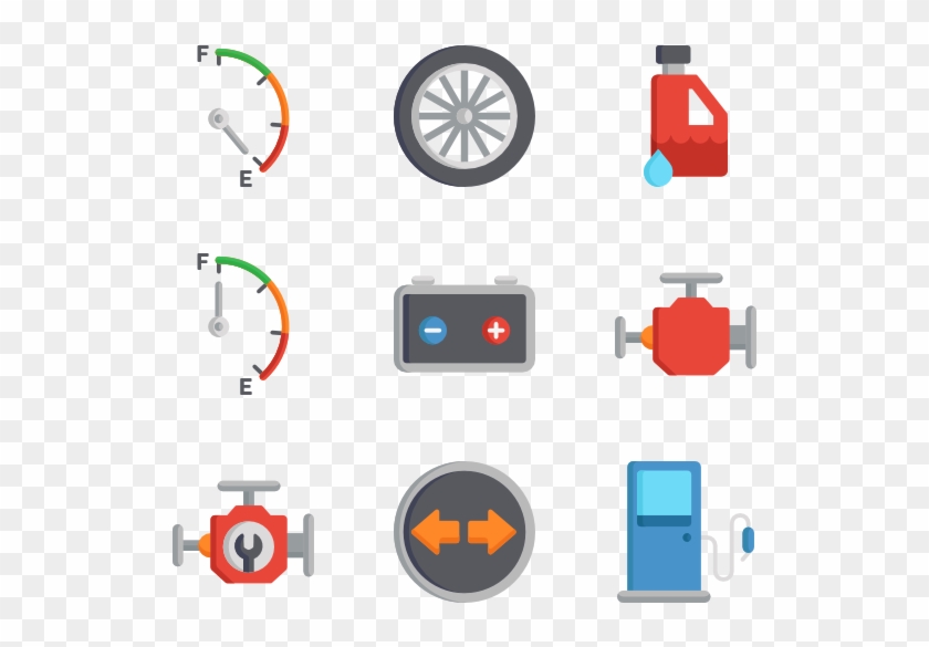 Car Engine - Flat Icon Motor Clipart (#1633407) - PikPng