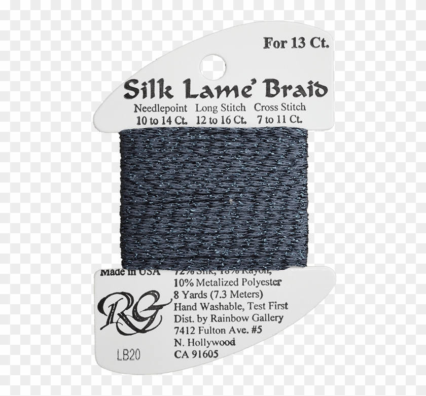Needlepoint Silk Lame Braid Thread Lb-20 - Label Clipart (#1668063 ...