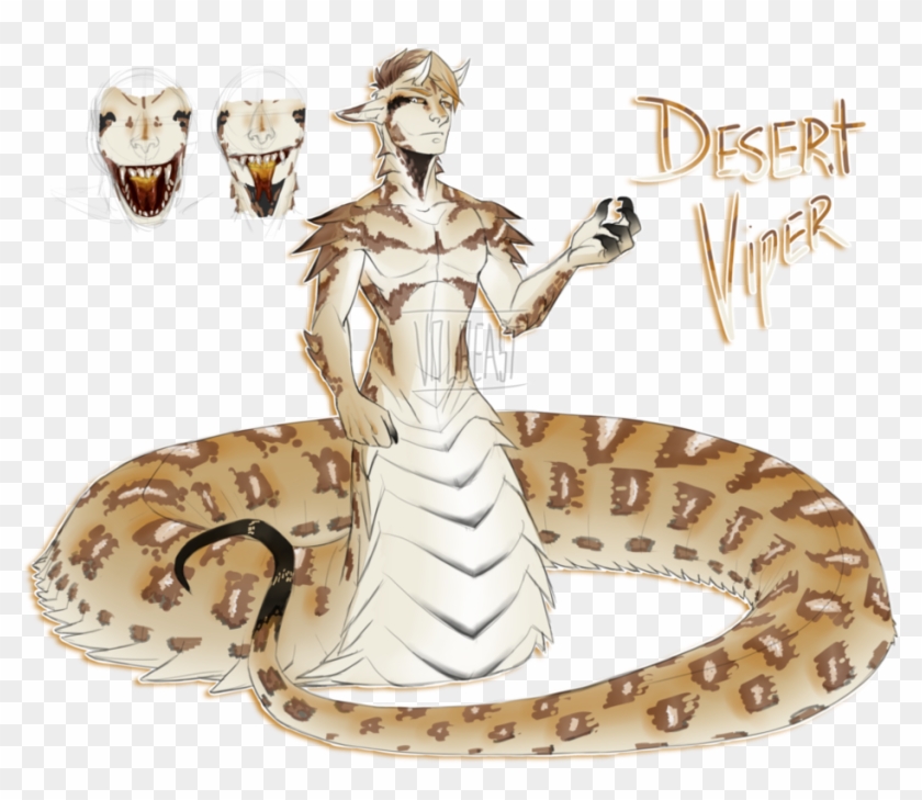 Rattlesnake Clipart Desert Snake - Horned Desert Viper Drawing - Png ...