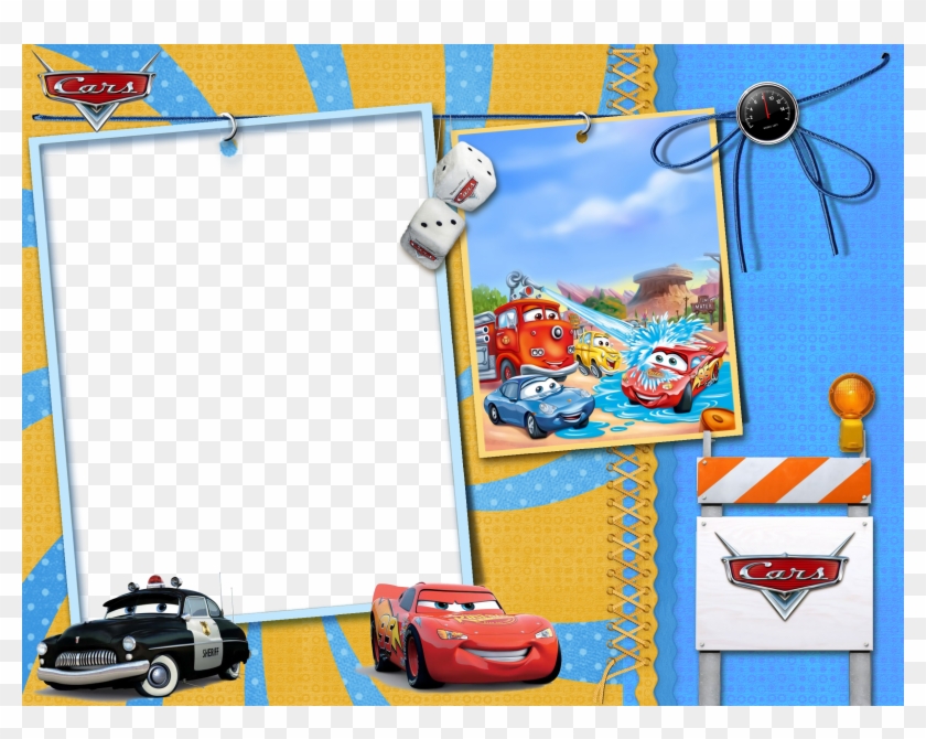 Cars Kids Transparent Photo Frame - Mcqueen Cars Frames Clipart ...