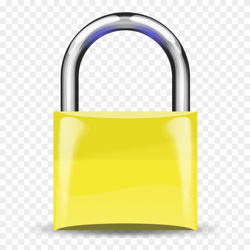 File - Padlock-yellow - Svg - Wikipedia, The Free Encyclopedia - Yellow ...