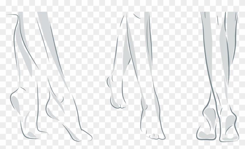 Foot Pain Identifier - Foot Drawing Transparent Clipart (#1724700) - PikPng