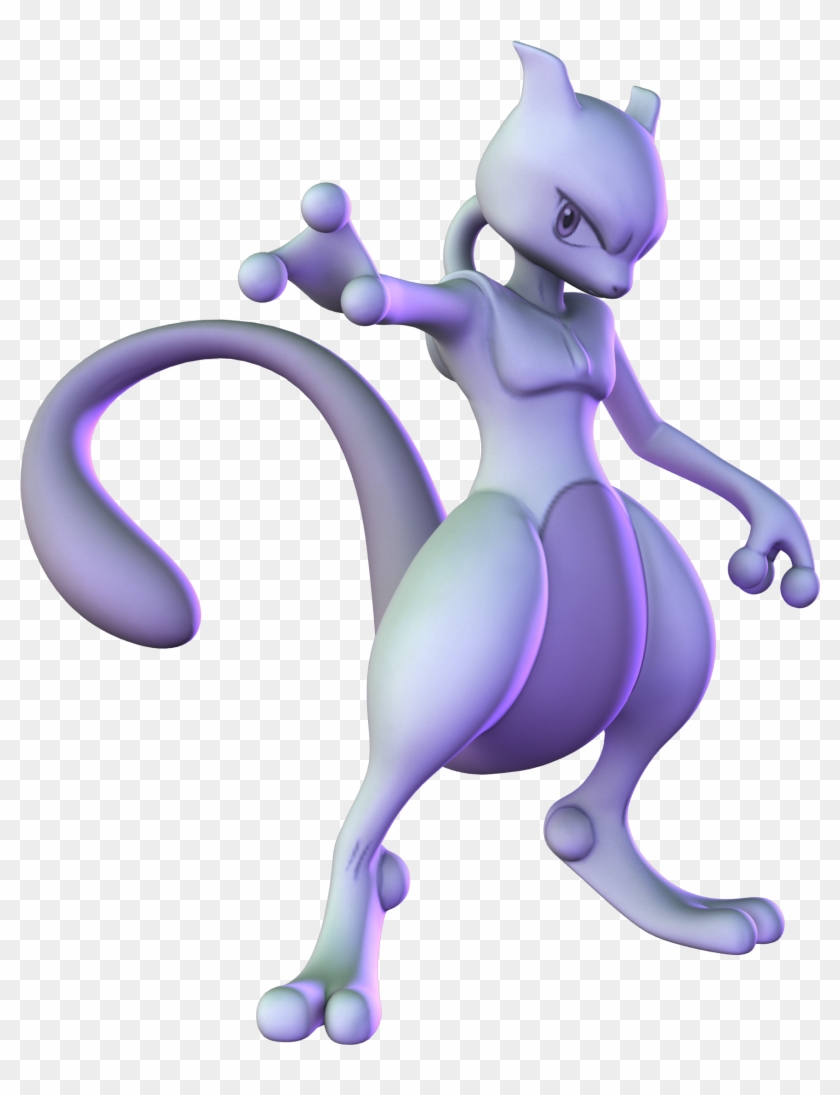 Pin By Taylor Aurty On Mewtwo - Mewtwo Render Png Clipart (#1771211 ...