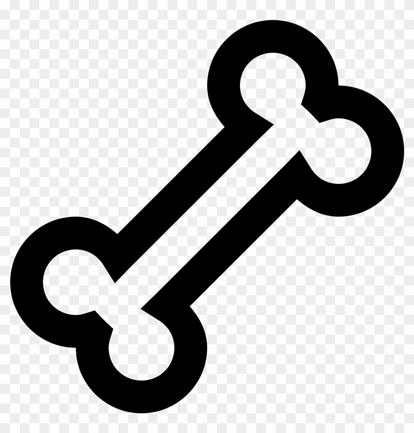 Dog Bone Icon - Dog Bone Icon Png Clipart (#1808016) - PikPng