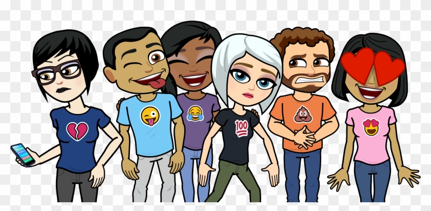 Bitmoji - Snapchat Bitmoji Clipart (#1813447) - PikPng