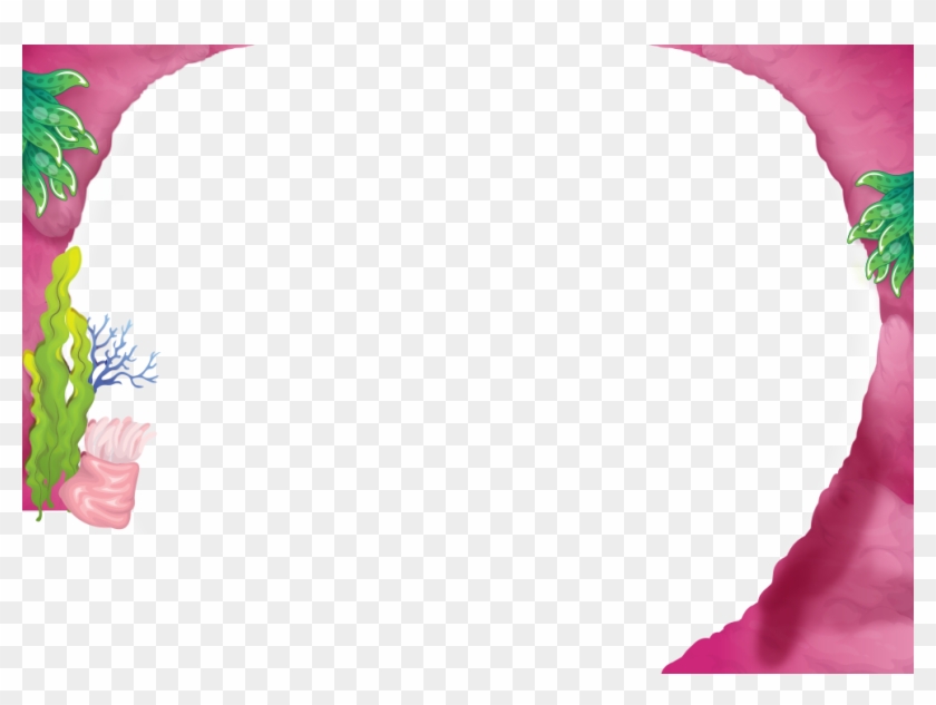Mermaid Frame Clipart (#1826013) - PikPng