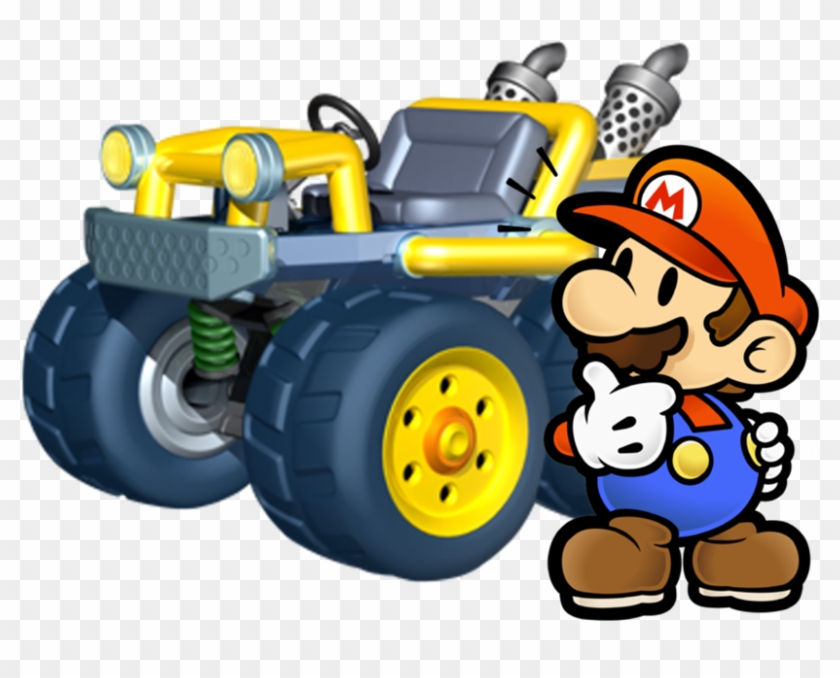 Paper Mario Mariokart Clipart (#1840788) - PikPng