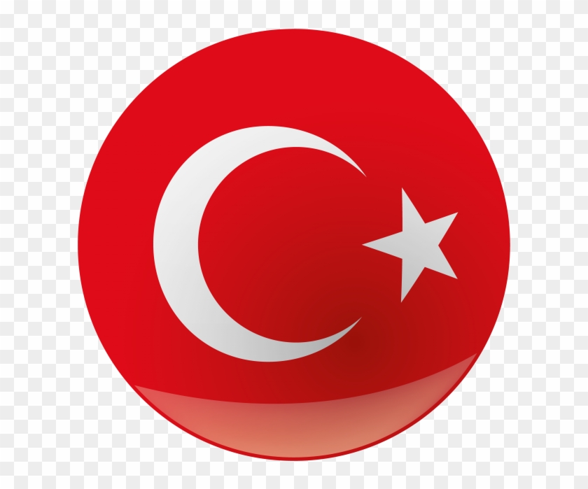 Turkey Round Flag Clipart (#1843651) - PikPng