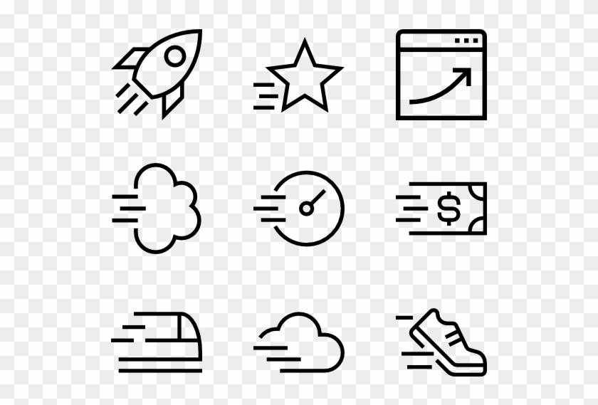 Speed - Technology Icon Vector Clipart (#1872612) - PikPng