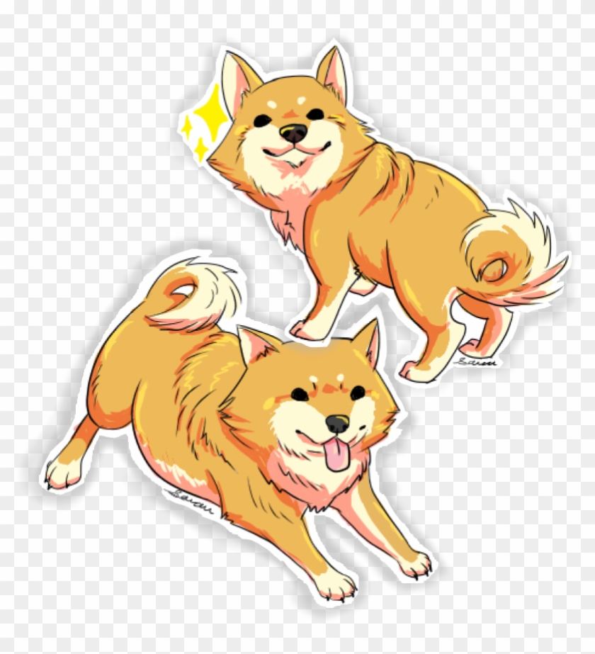 Download Shiba Inu Stickers - Dog Clipart Png Download - PikPng