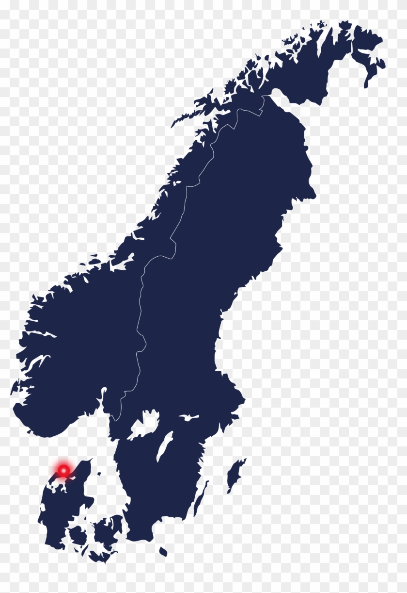 Map - Scandinavian Map Png Clipart (#1918959) - PikPng