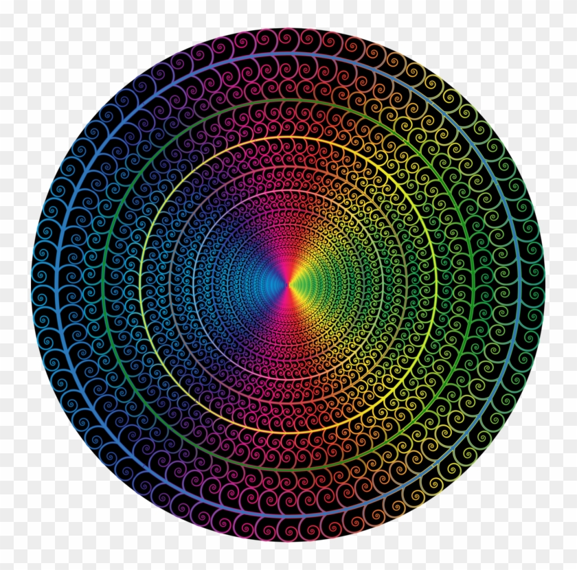 Circle Spiral Computer Icons Rainbow Tree Clipart (#1923411) - PikPng