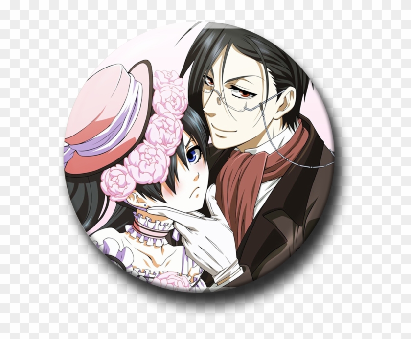 Black Butler Pins Buttons Clipart (#1927887) - PikPng