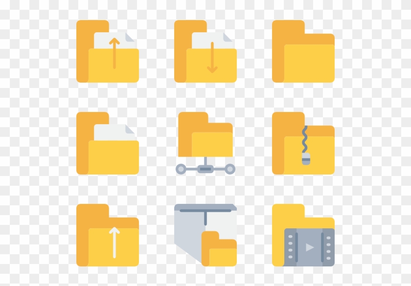 Folder And Document Clipart (#1934254) - PikPng