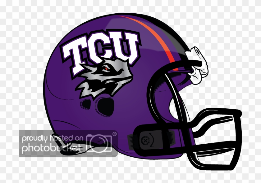 Tcu Logo Png - Football Helmet Clipart (#1939708) - PikPng