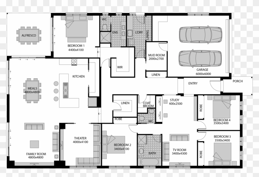 Floor Plan Clipart (#1949256) - PikPng