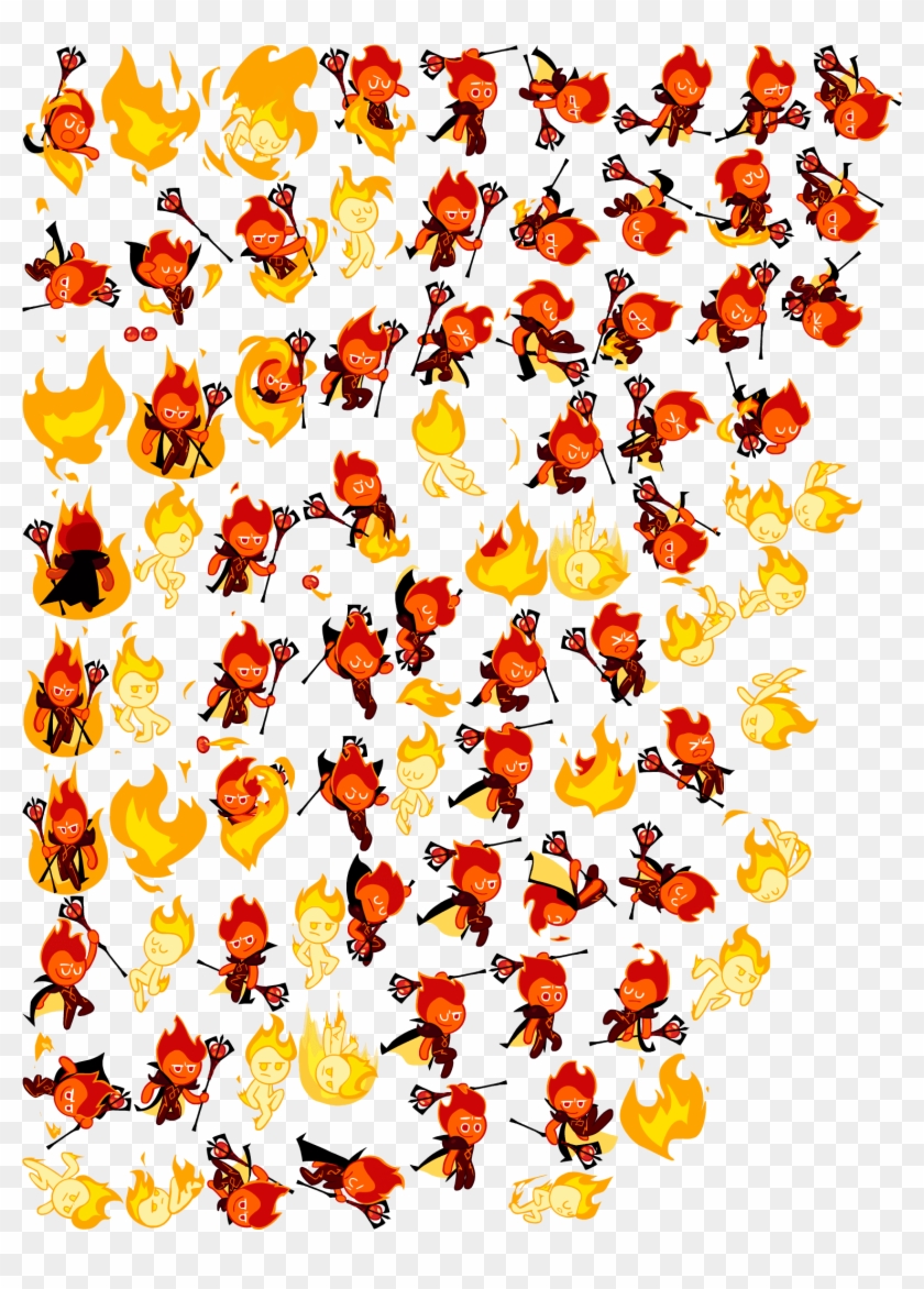 Fire Spirit Sprites Clipart (#1957548) - PikPng