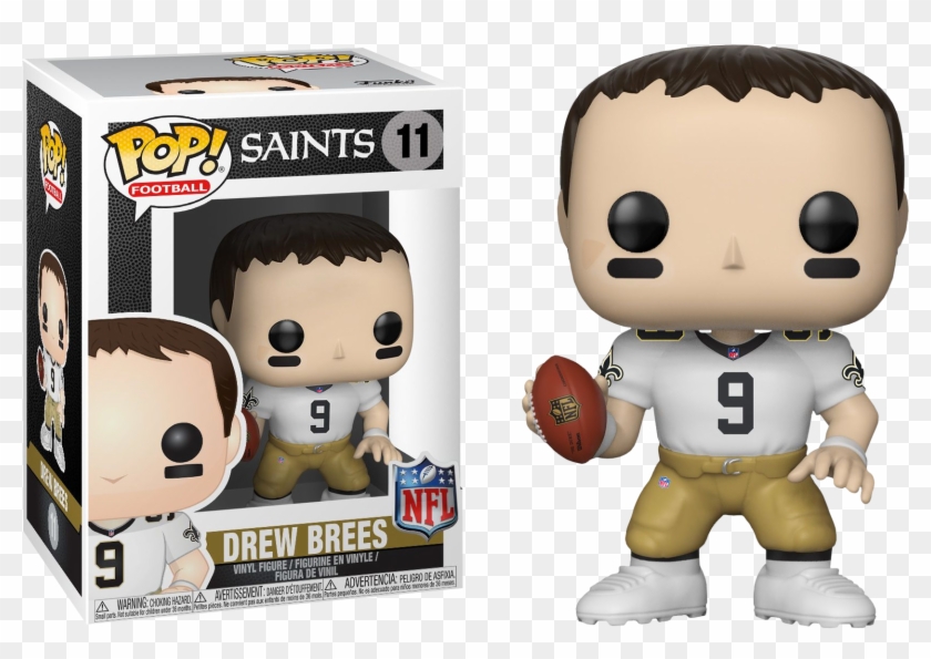 Nfl Drew Brees Funko Pop Clipart 1985317 Pikpng