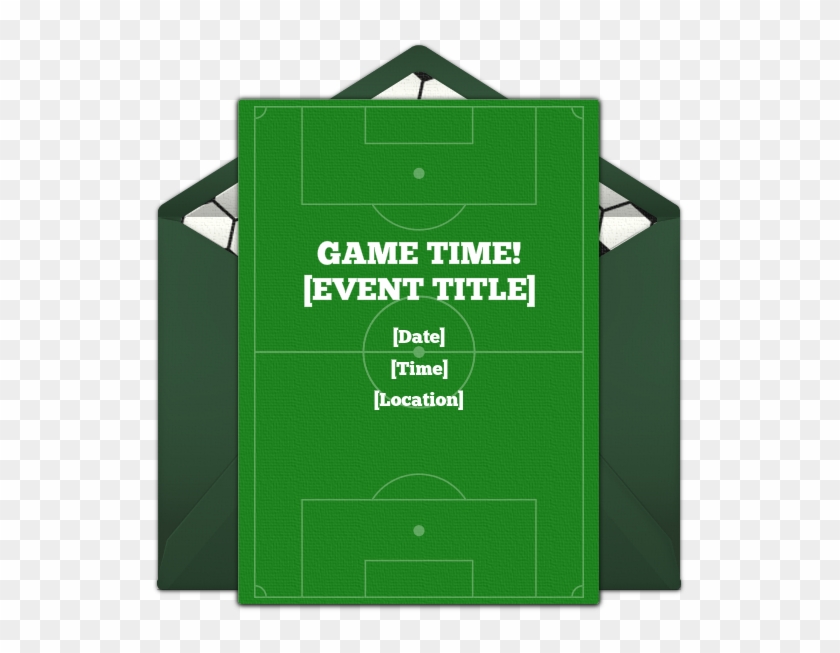 Download Soccer Field Online Invitation - Signage Clipart Png Download ...