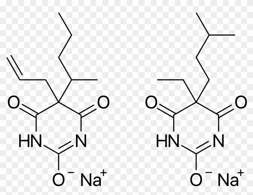 Download Tuinal - Structure Of Butobarbitone Clipart Png Download - PikPng