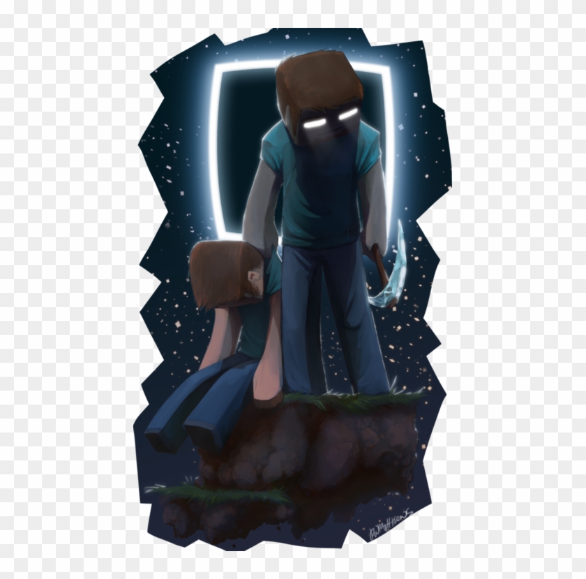 Download Minecraft Herobrine Fan Art Clipart Png Download Pikpng