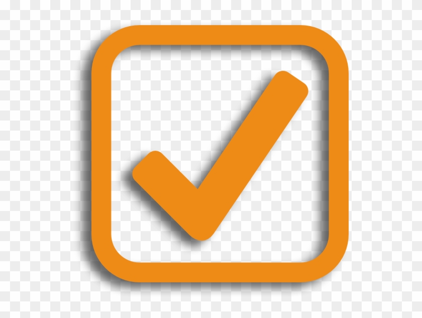 Download Orange Check List Icon Png Clipart Png Download - PikPng