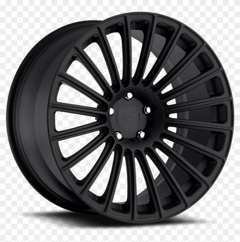 Stance - Black Multi Spoke Wheels Clipart (#2040444) - PikPng